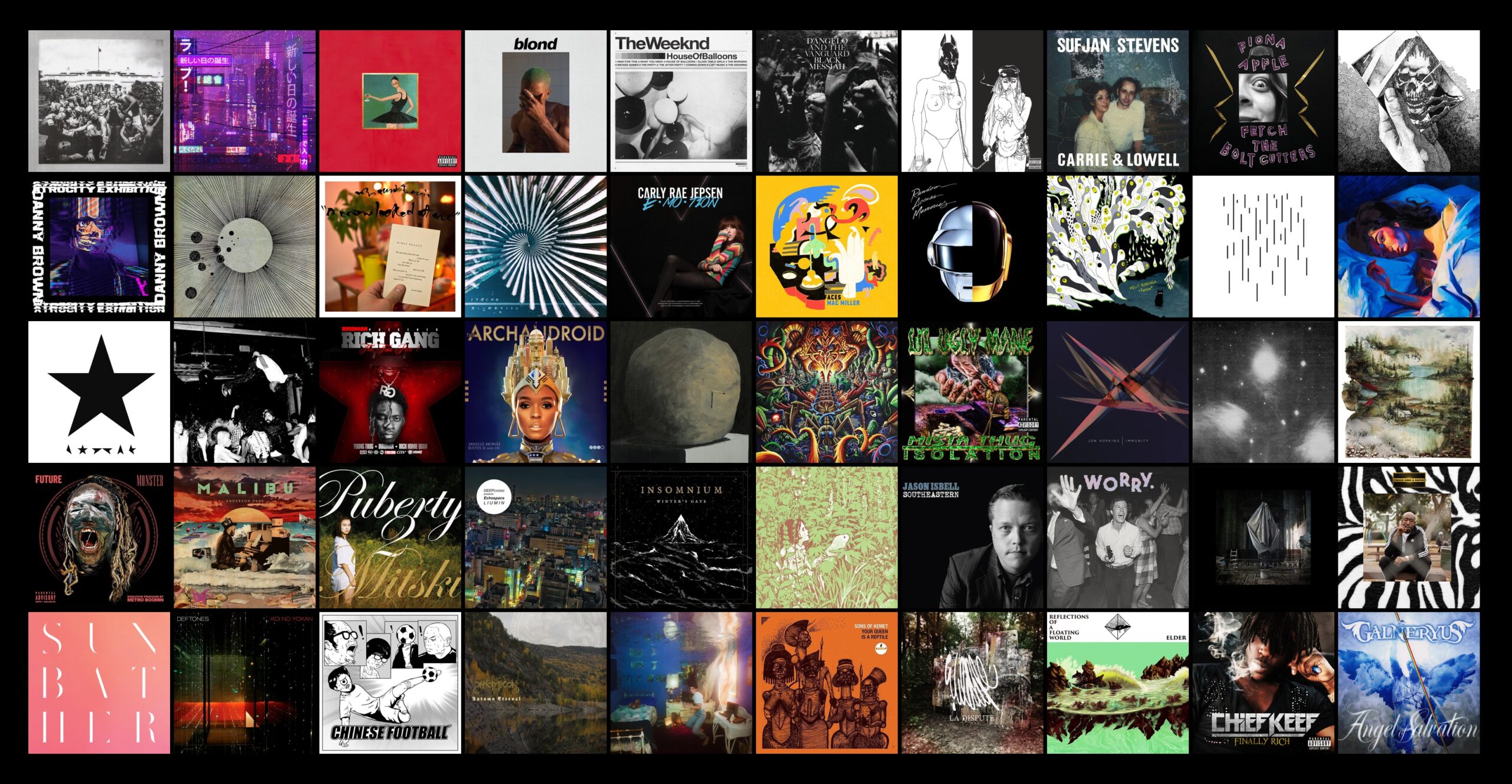 Best Albums of the 2010s ⋆ Mahogany Reviews